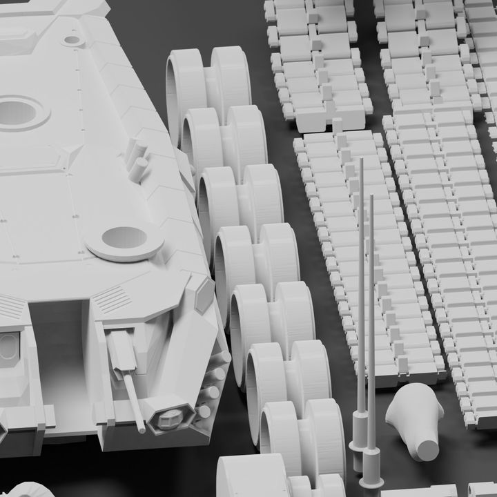 3D Printable EMBT ADT 140 by The Military Industrial Complex