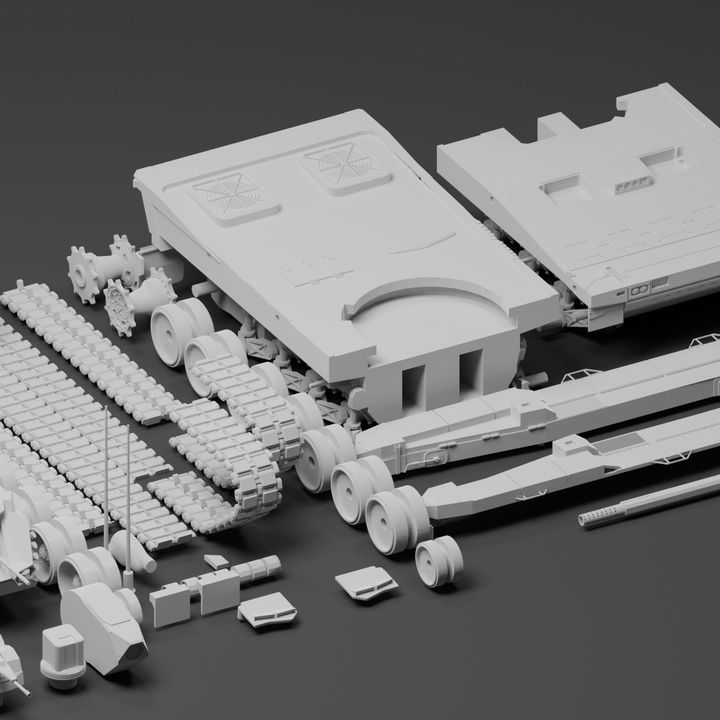 3D Printable EMBT ADT 140 by The Military Industrial Complex