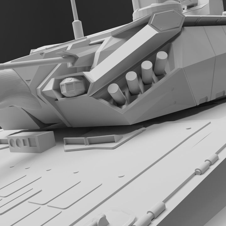 3D Printable EMBT ADT 140 by The Military Industrial Complex