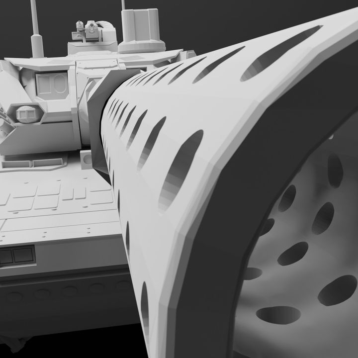 3D Printable EMBT ADT 140 by The Military Industrial Complex