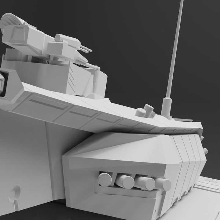 3D Printable EMBT ADT 140 by The Military Industrial Complex