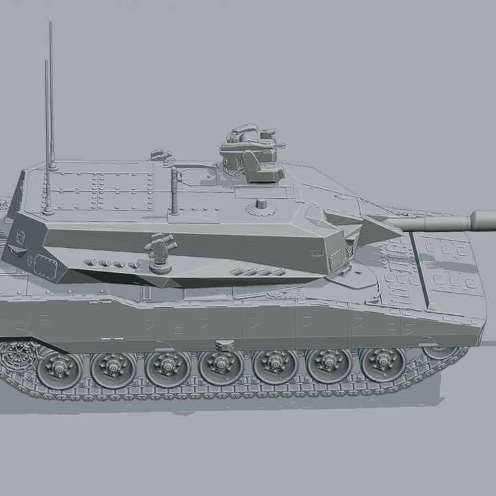 3D Printable German KF 51 U CUT main battle tank Rheinmetall by The ...