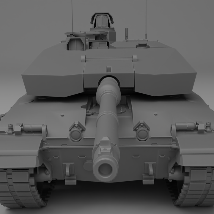 3D Printable British Challenger II 130 MBT main battle tank by The ...