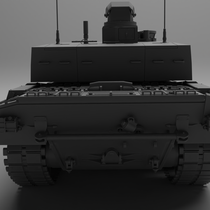 3D Printable British Challenger II 130 MBT main battle tank by The ...