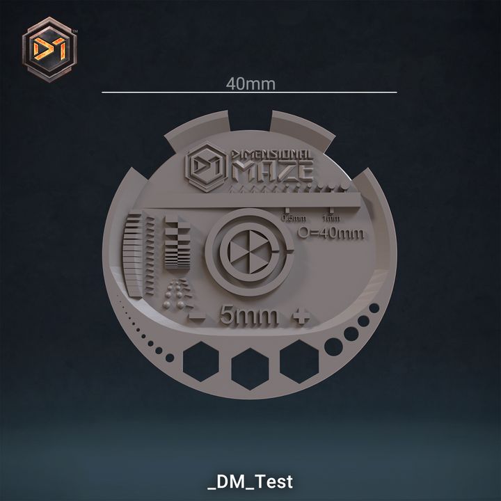 3D Printable DM Resin Test by Dimensional Maze