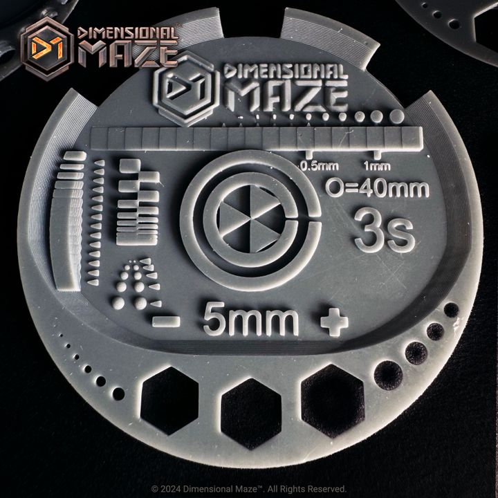 3D Printable DM Resin Test by Dimensional Maze
