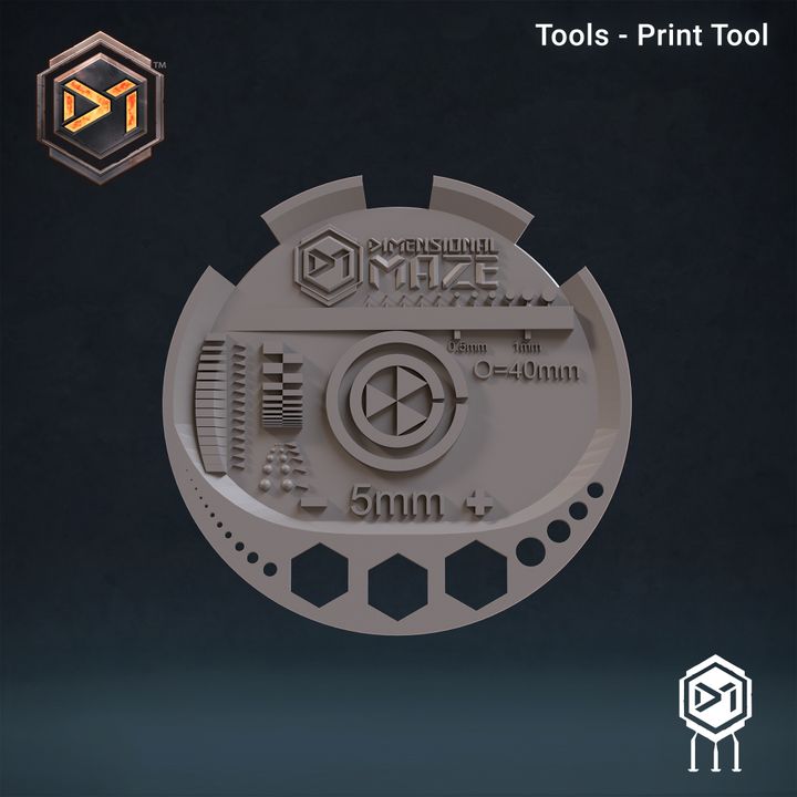 3D Printable DM Resin Test by Dimensional Maze