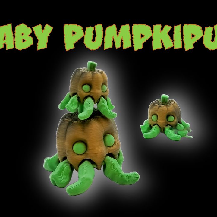 3D Printable M3D - Baby Pumpkipus by Meliora3D