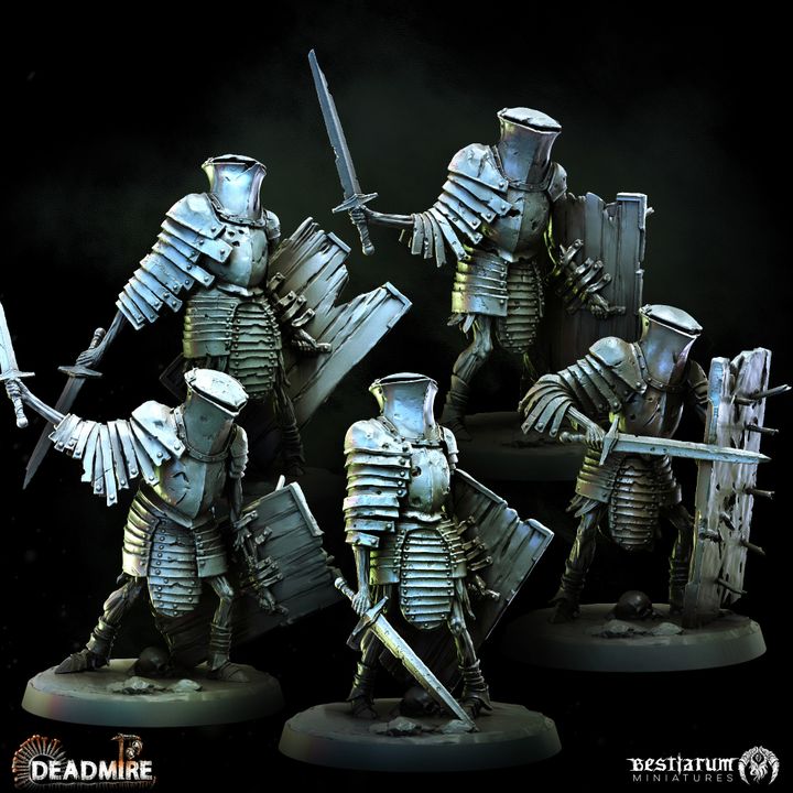 3D Printable Mouldering Protectors x5 | Deadmire | Undead by Bestiarum ...