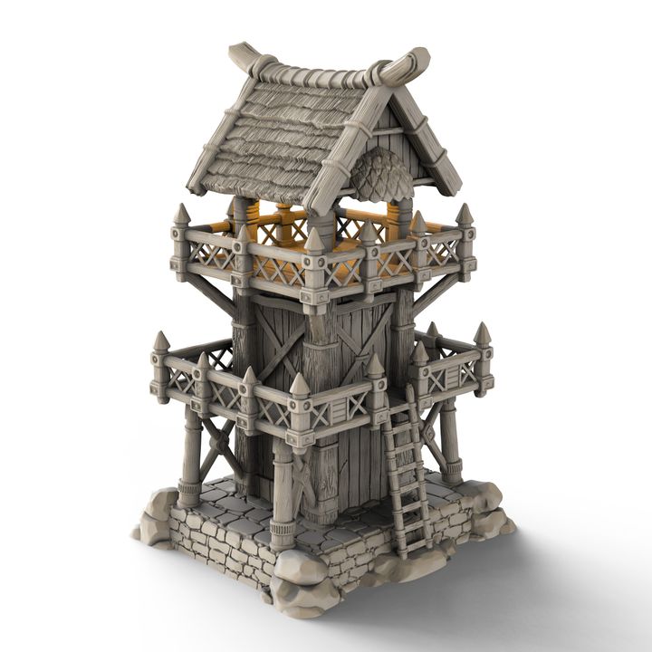 3D Printable The Island Watchtower by ZBB EditionS