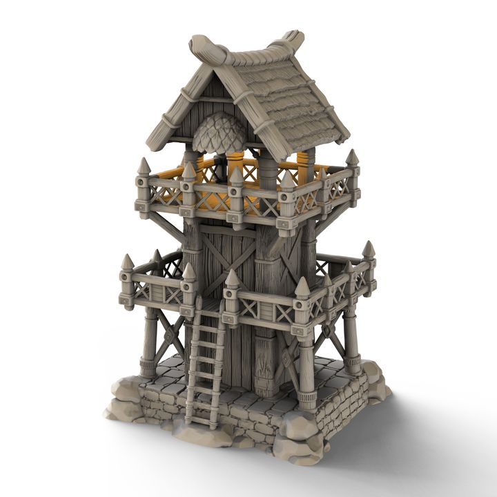 3D Printable The Island Watchtower by ZBB EditionS