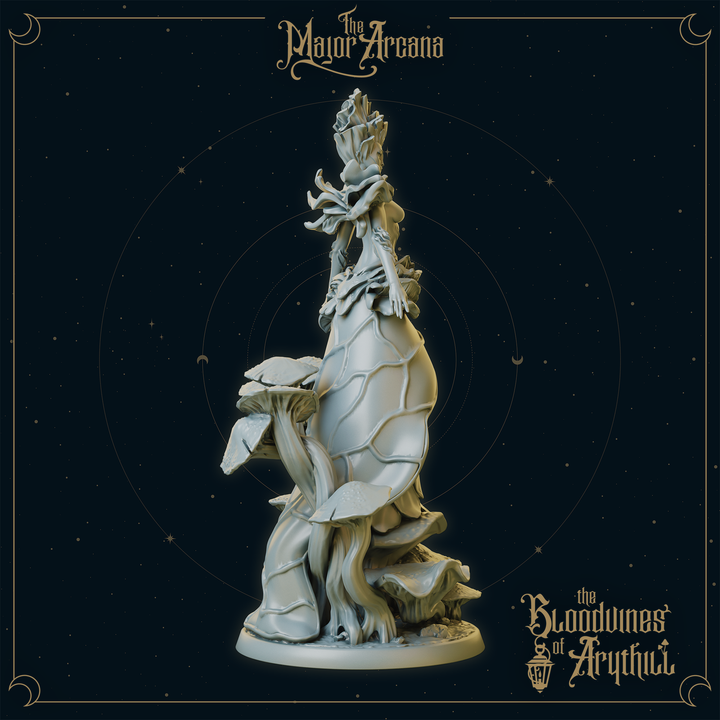 3D Printable Queen of Rot - Zuggtmoy, Myconid by The Major Arcana