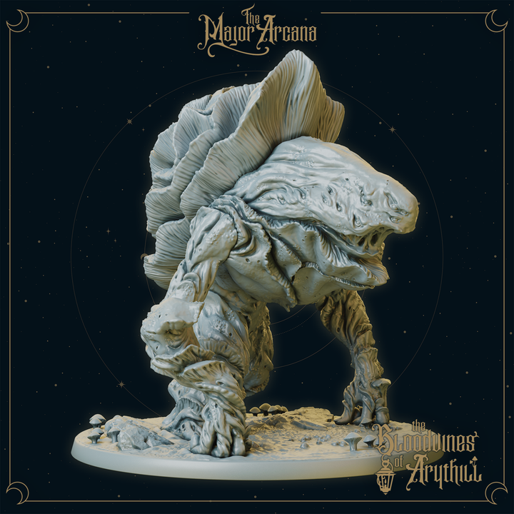 3D Printable Myconid Brute - Gargantuan Miniature by The Major Arcana