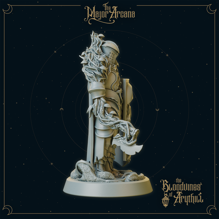 3D Printable Thorn, the Rotting Knight - Undead Paladin by The Major Arcana