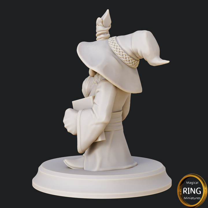3D Printable Magician hero scale by MagicalRingMiniatures