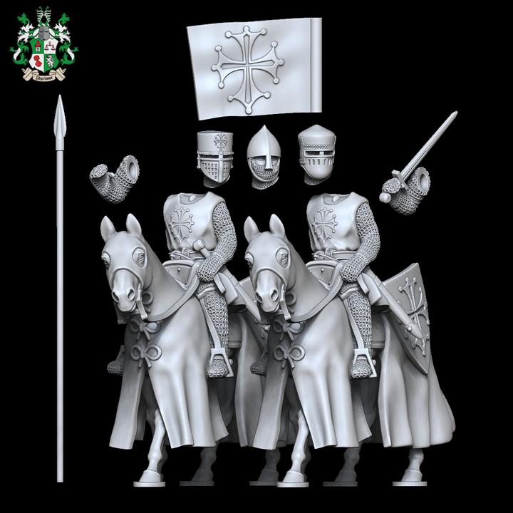 3D Printable Raymond VI, Count of Toulouse (Over 24 Variants ...
