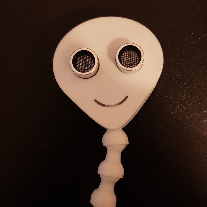 3D Printable ultrasonic sensor case HC-SR04 by dgemily