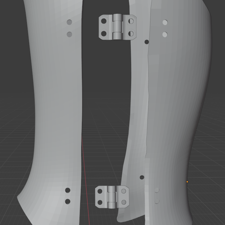3D Printable Greaves, Platelegs, Medieval, Knight Leg Armor/Armour by Brian