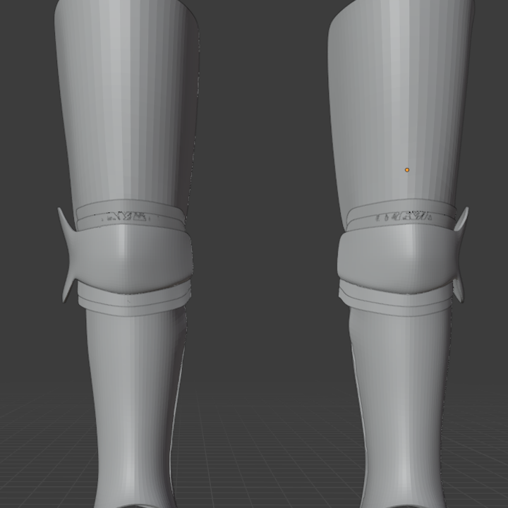 3D Printable No Rivet Holes Platelegs, Cuisse, poleyn, Greaves by Brian