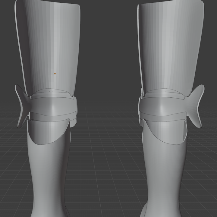 3D Printable No Rivet Holes Platelegs, Cuisse, poleyn, Greaves by Brian