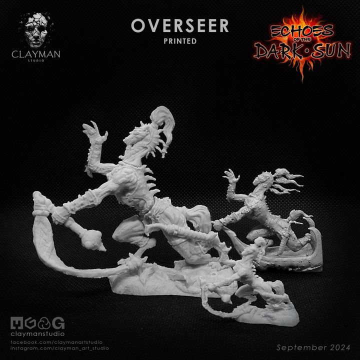 3D Printable Overseer - 32mm - 75mm - 1/10 by Clayman Studio