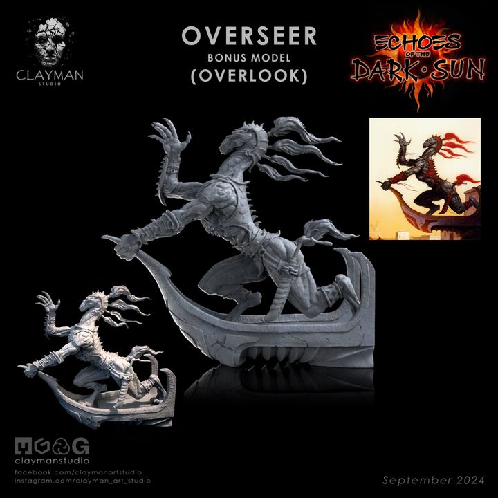 3D Printable Overseer - 32mm - 75mm - 1/10 by Clayman Studio