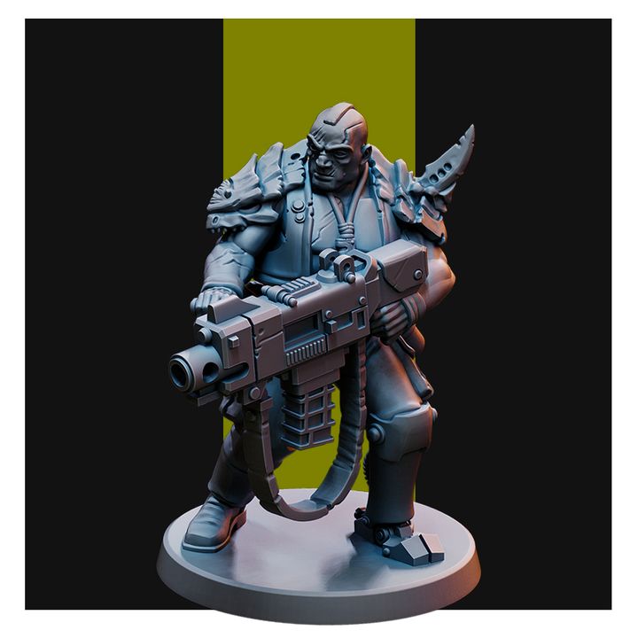 3D Printable Tunnel Rats: Bug Hunters by Jukko