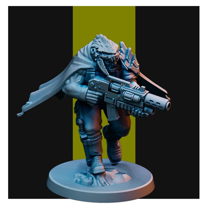 3D Printable Tunnel Rats: Bug Hunters by Jukko