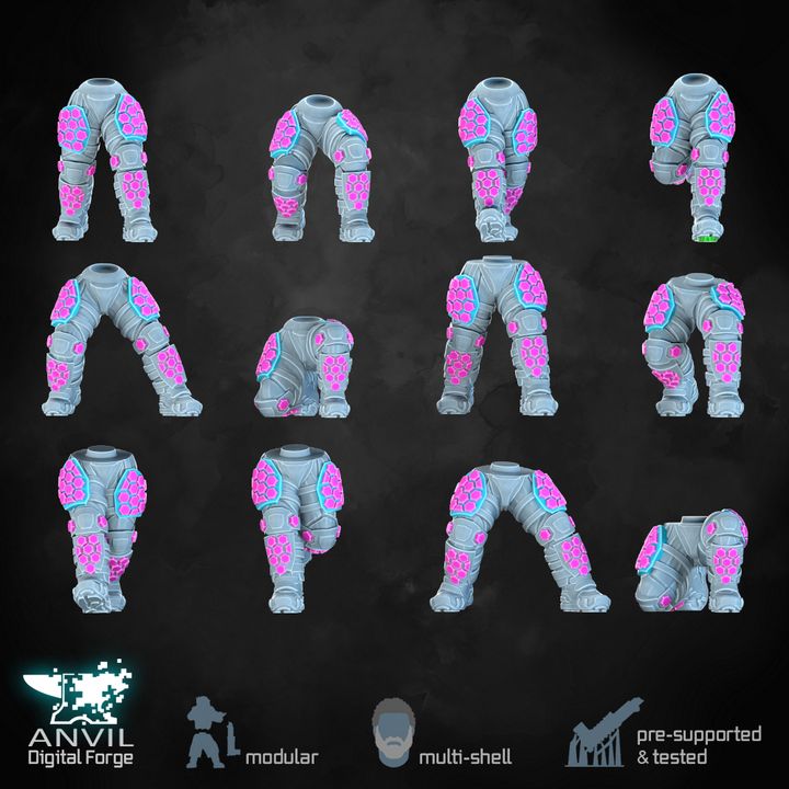 3D Printable Spectre Operatives - Unity Council (Afterlife) - Modular ...