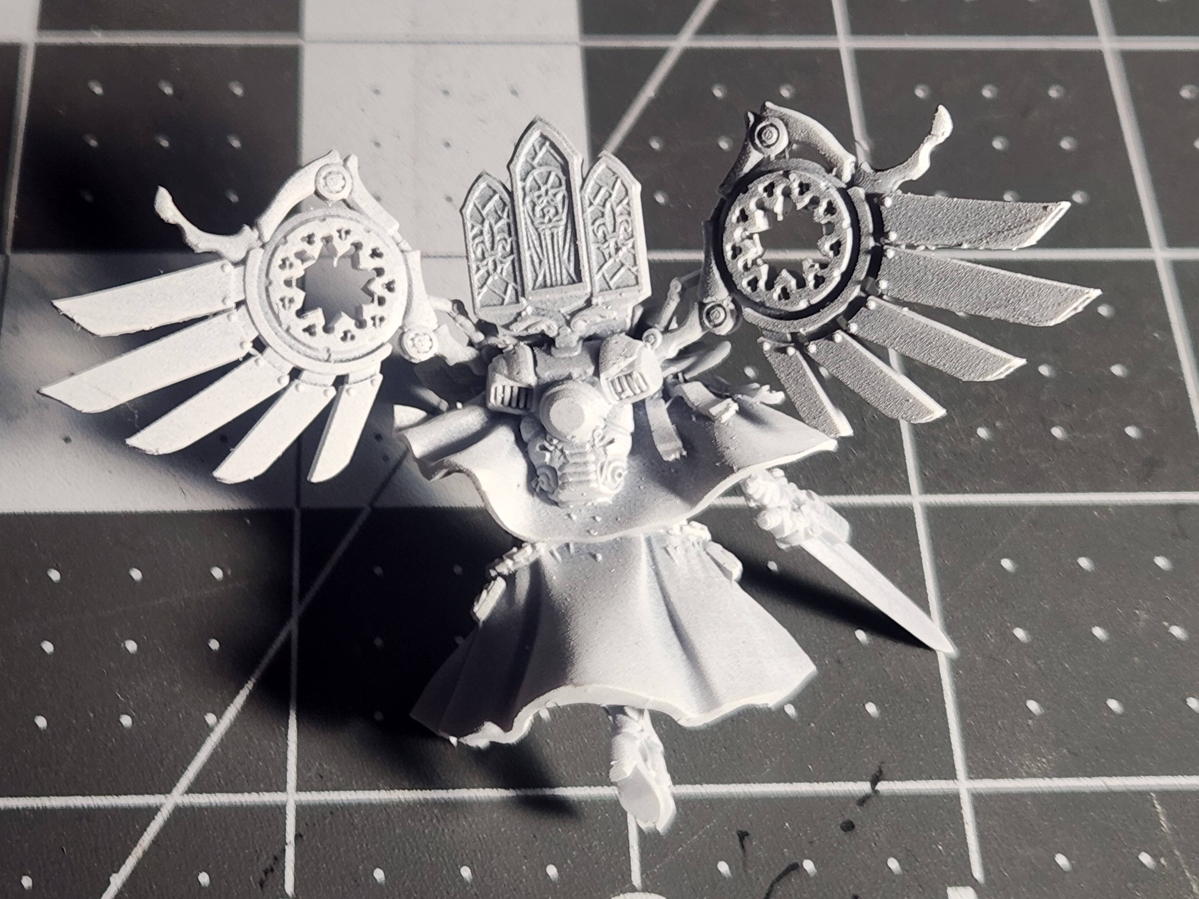 3D Printable Mother Superior with Jump Pack (option) Cyber Forge by ...