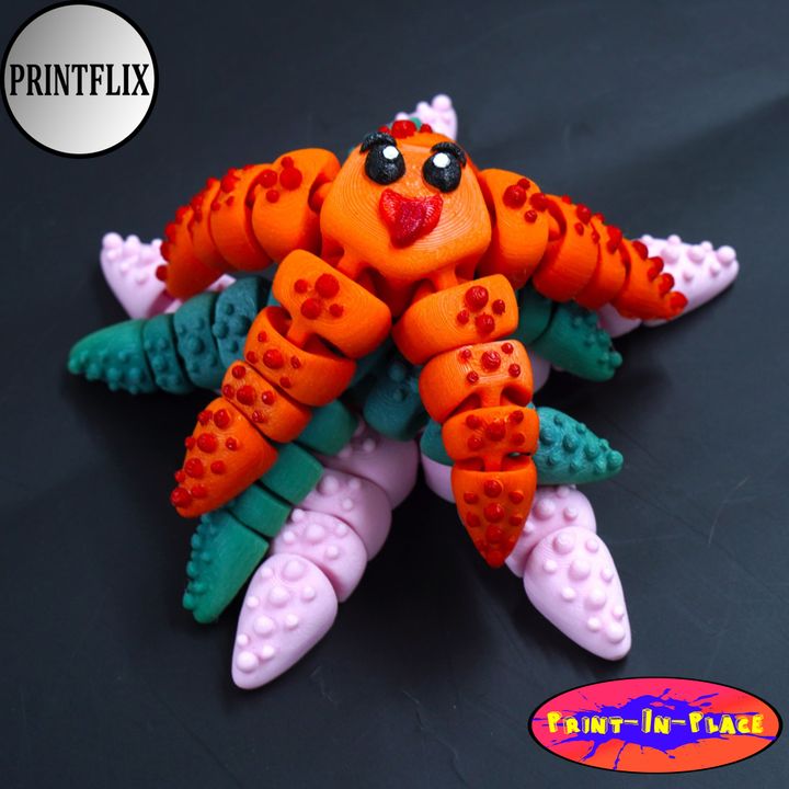 3D Printable Flexi StarFish by Printflix