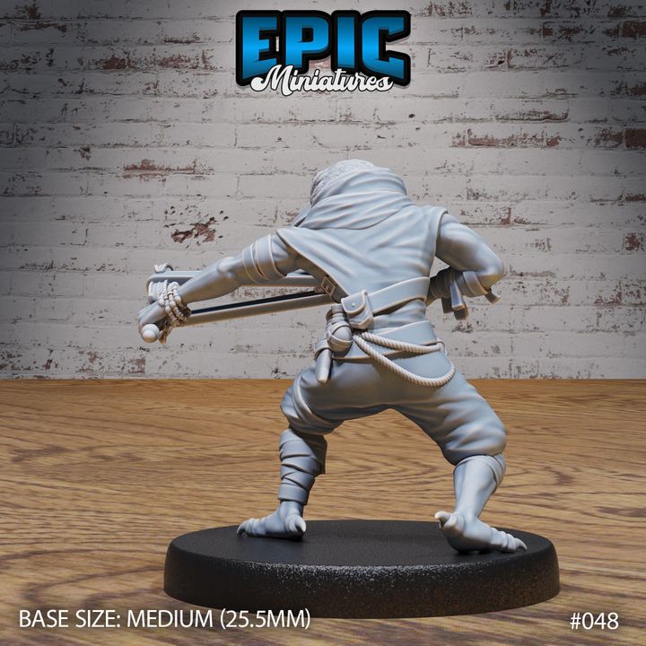 3D Printable Kenku Bird Tribe Slingshot / Avian Humanoid / Crow Folk ...