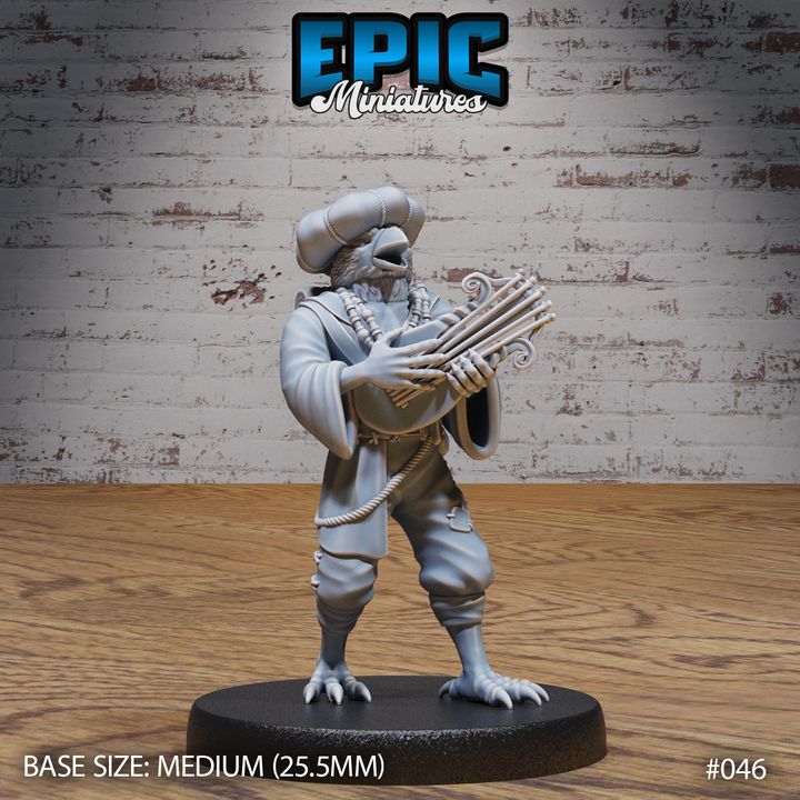 3D Printable Kenku Bird Tribe Set B / Avian Humanoid / Crow Folk ...