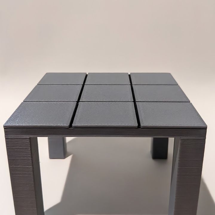 3D Printable Precision Grid Terrain - Platform - 3x3x2 by Aaron Hollern