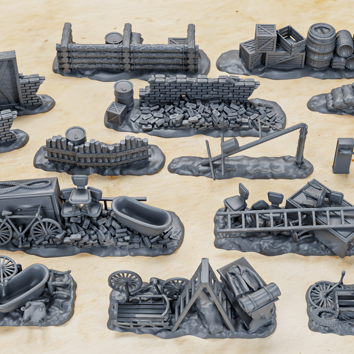 3D Printable STL PACK - Objective markers 40mm + 60mm and other Bolt ...