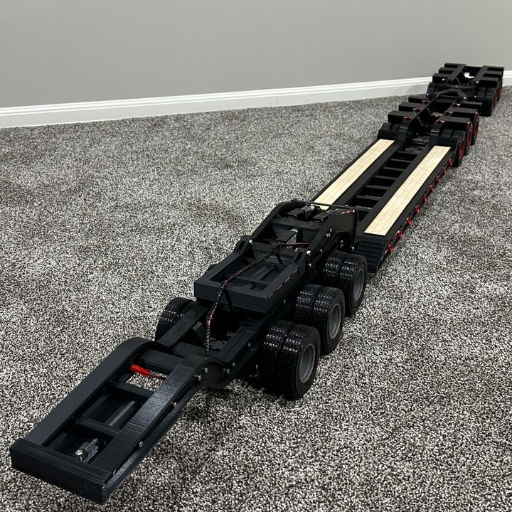 3D Printable Skeeter Lowboy 1/14 scale by Build It Better