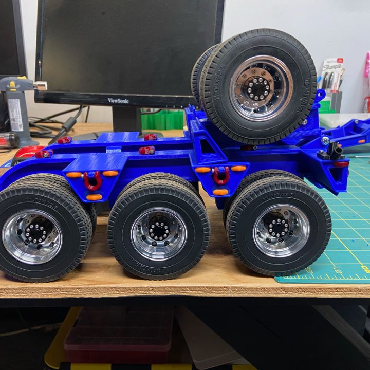 3D Print of Skeeter Lowboy 1/14 scale by darryldeel