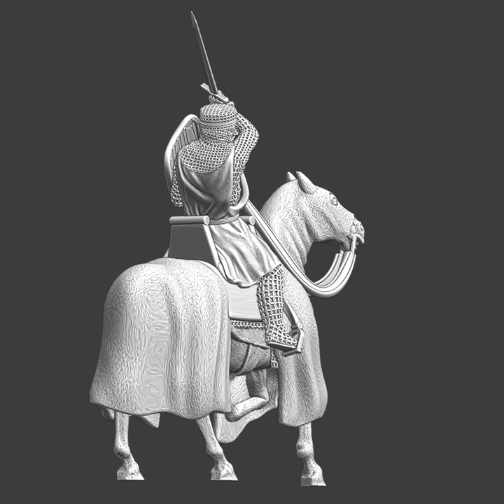 3D Printable Medieval knight swinging sword - Ivanhoe movie tribute by ...
