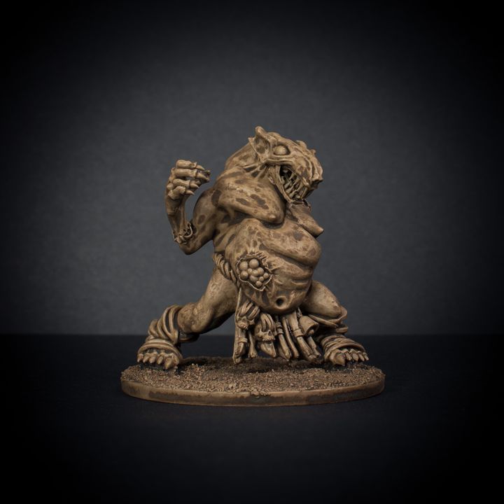 3D Printable Rat Ogre by Knucklebones Miniatures
