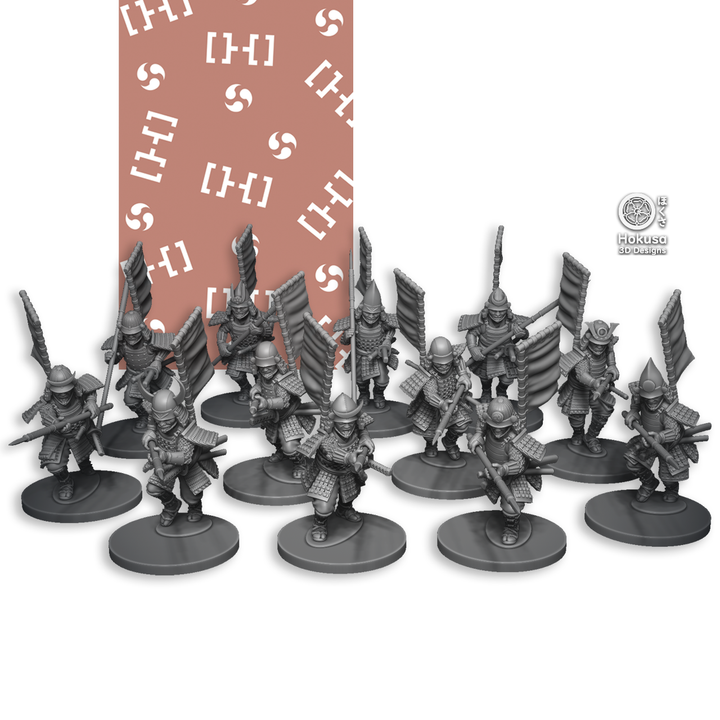 3D Printable Full Samurai Army KS2 Bundle by Hokusa 3D Designs