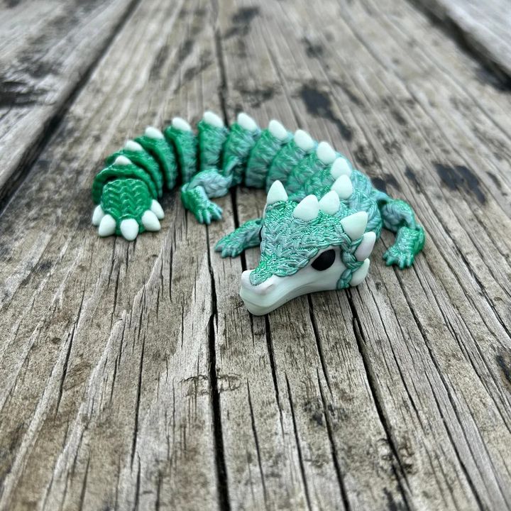 3D Printable Medium Cozy Dragon by Built Over Bot