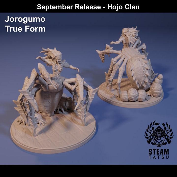 3D Printable Jorogumo - Real Form by Steam Tatsu