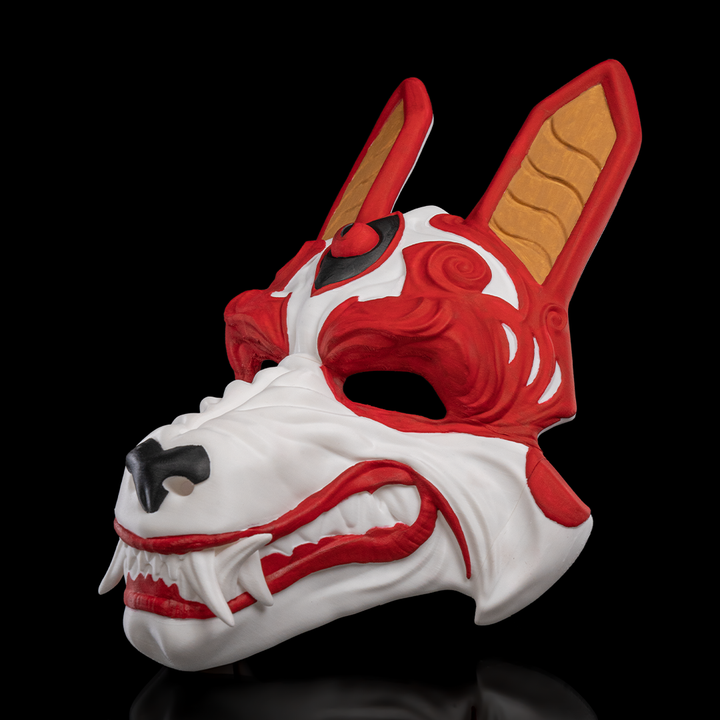 3D Printable Okami Mask by Stlflix