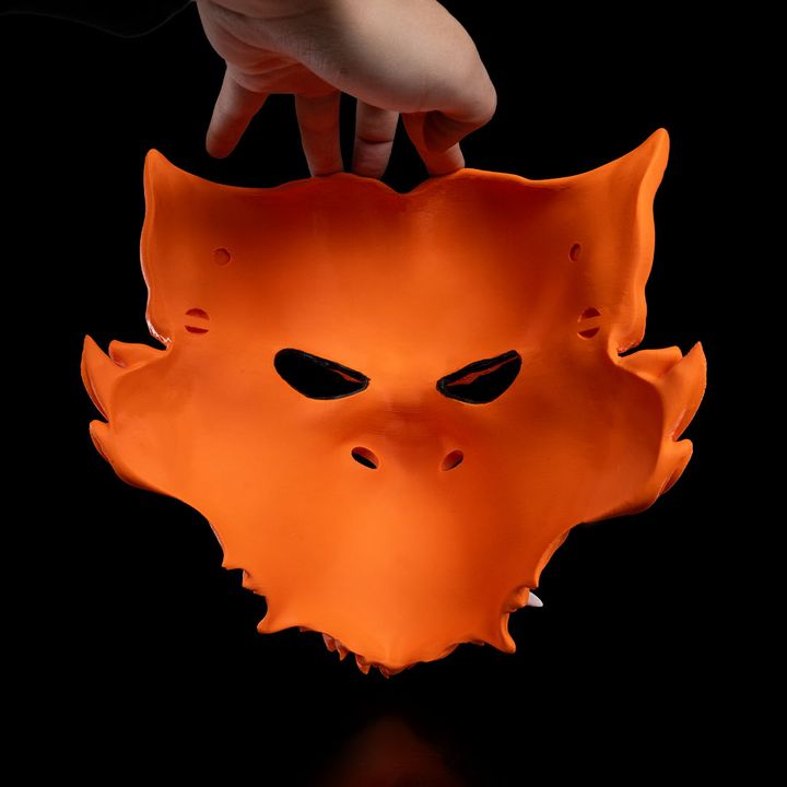 3D Printable Tora Mask by Stlflix