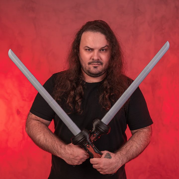 3D Printable Twin Blades by Stlflix