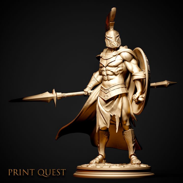 3D Printable Spartan by Print Quest