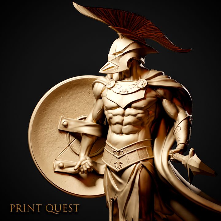 3D Printable Spartan by Print Quest