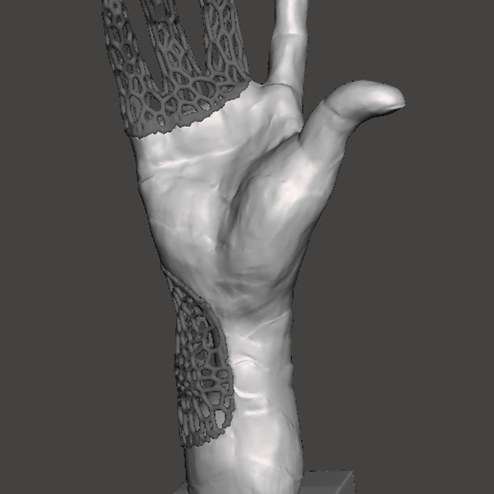3D Printable Remix_Jacques de Wissant's Right Hand by RICO