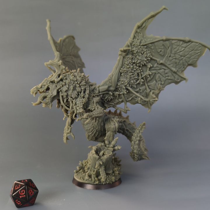 3D Printable SKONGUR, The Green Dragon 160mm DnD 5E by MEniatures