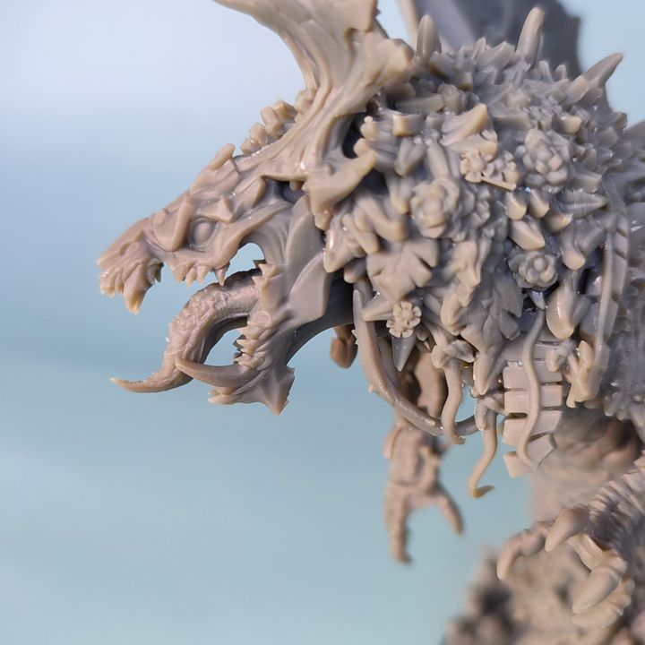 3D Printable SKONGUR, The Green Dragon 160mm DnD 5E by MEniatures